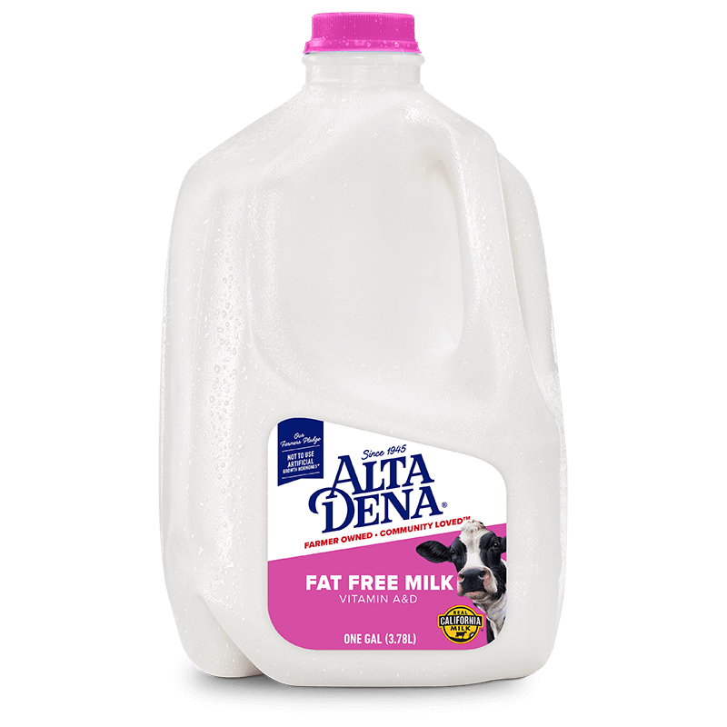 Fat-Free Milk Plastic Gallon - Alta Dena® Dairy